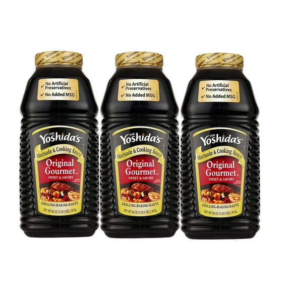 Mr. Yoshida's Sweet Original Gourmet Sauce, 3 Pack (86 oz.) - Walmart.com