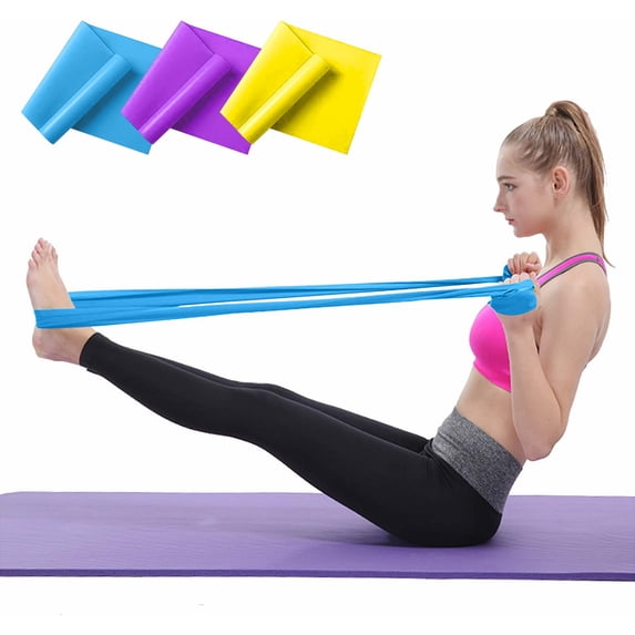 3-PACK Resistance Bands,Professional Latex Elastic Exercise Bands Long ...