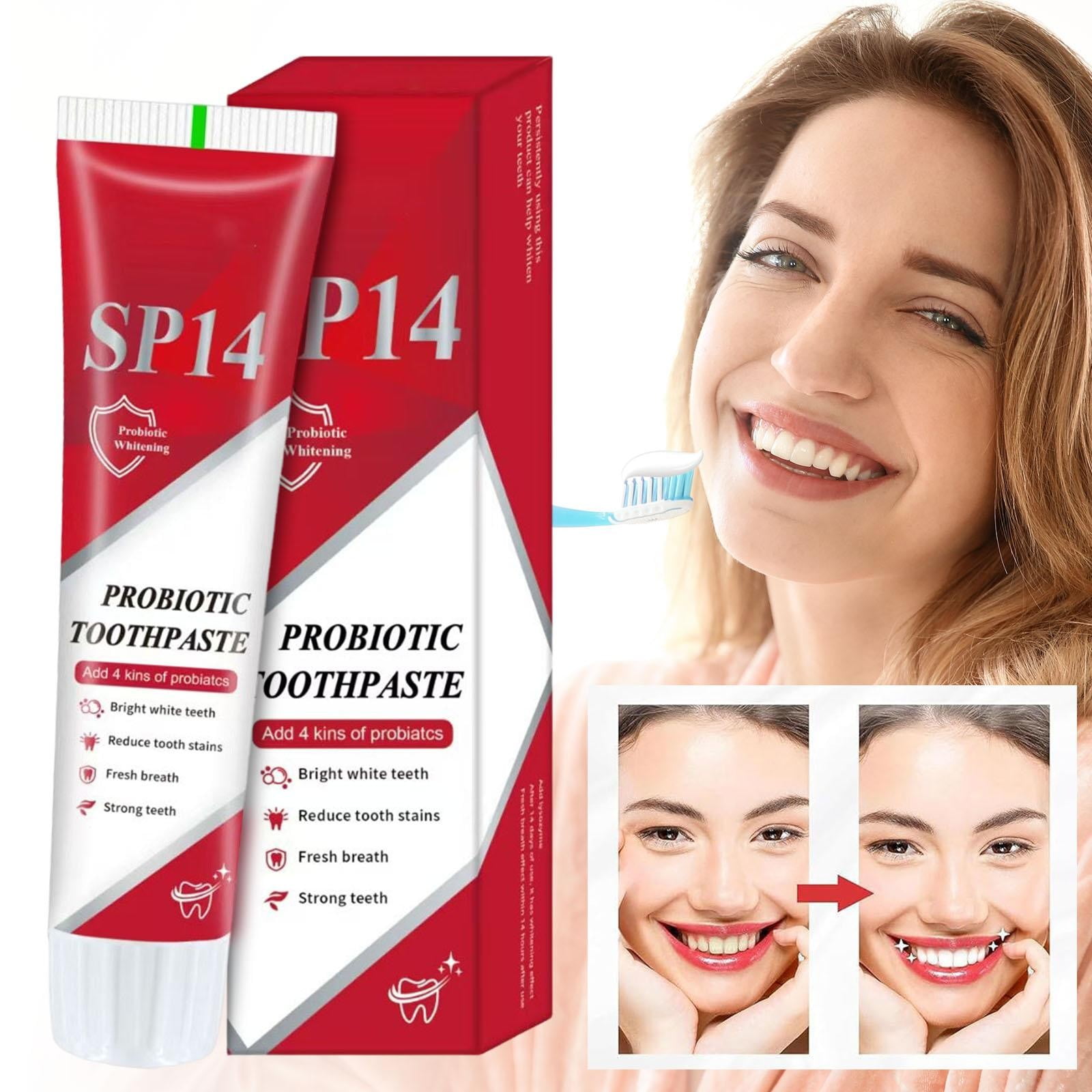 3 PACK SP-14 Probiotic Whitening Toothpaste | Ultra Whitening & Stain ...