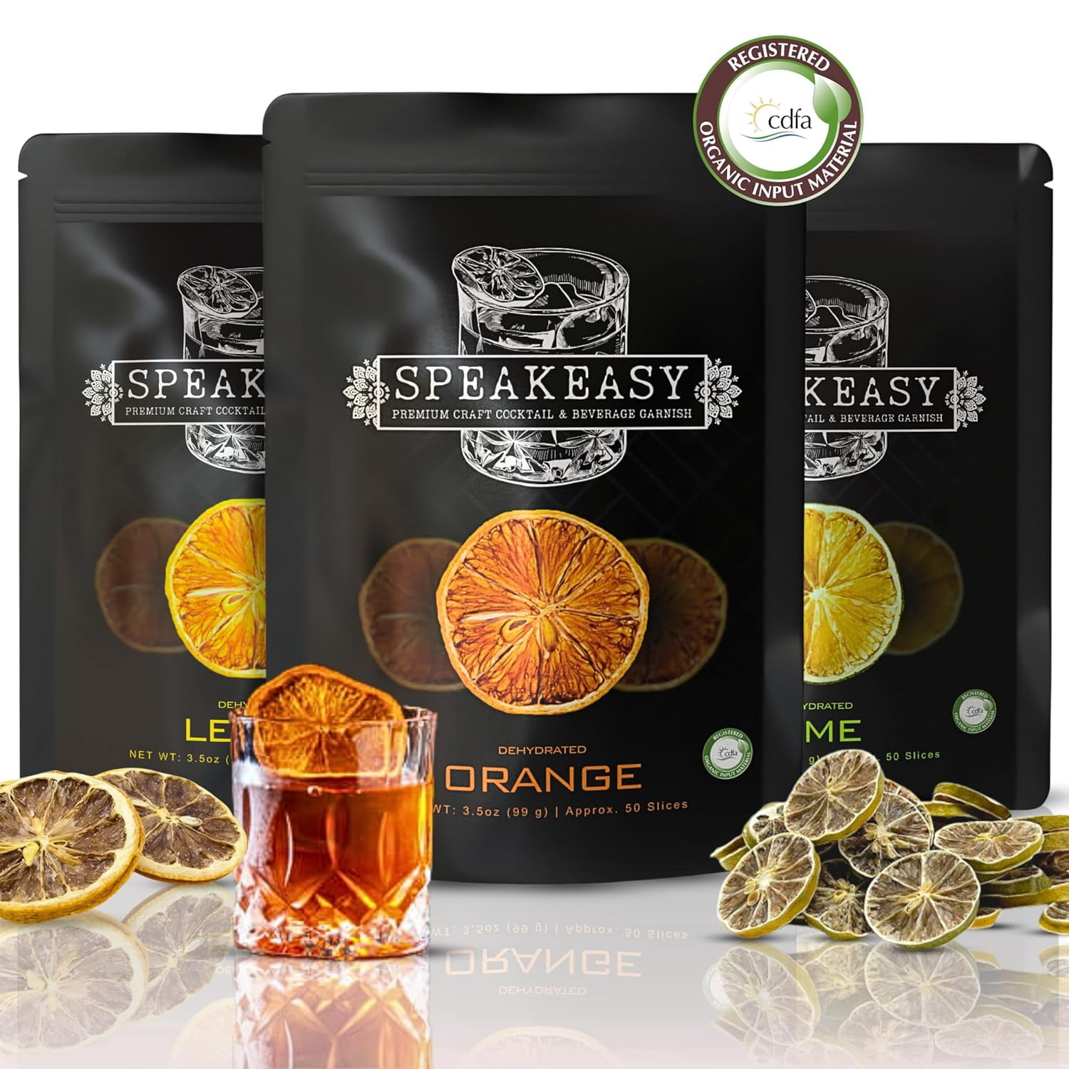 3-PACK | (Variety Pack) 150 Dehydrated ORANGE, LEMON & LIME Citrus ...