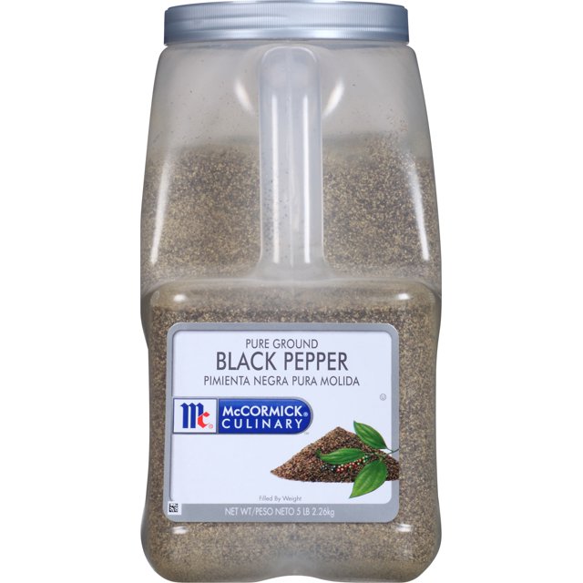 3 PACKS : Mccormick Pure Ground Pepper, Black, 5-Pound - Walmart.com