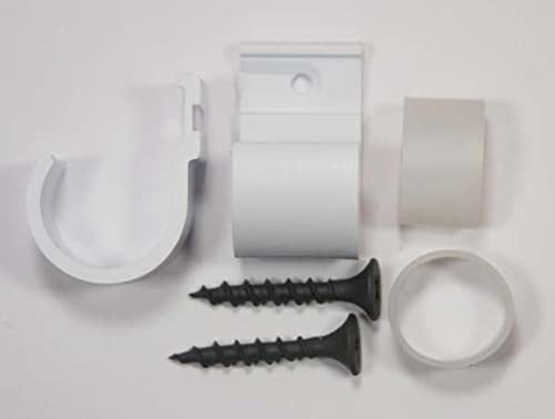 3 PAIRS: somfy Re-loadable Battery Wand WALL MOUNT CLIPS w/screws ...