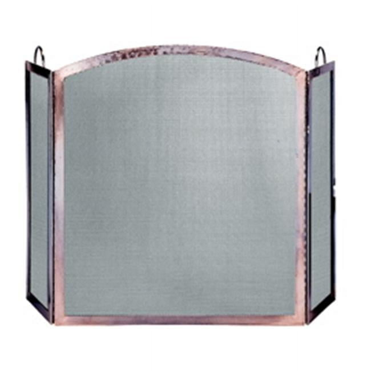 3 PANEL ANTIQUE COPPER SCREEN WITH ARCHED CENTER PANEL - Walmart.com