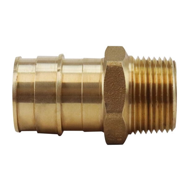 3 PC Apollo Expansion PEX / Pex A 3/4 in. Expansion PEX in to X 1/2 in. D MPT Brass Male Adapter ...
