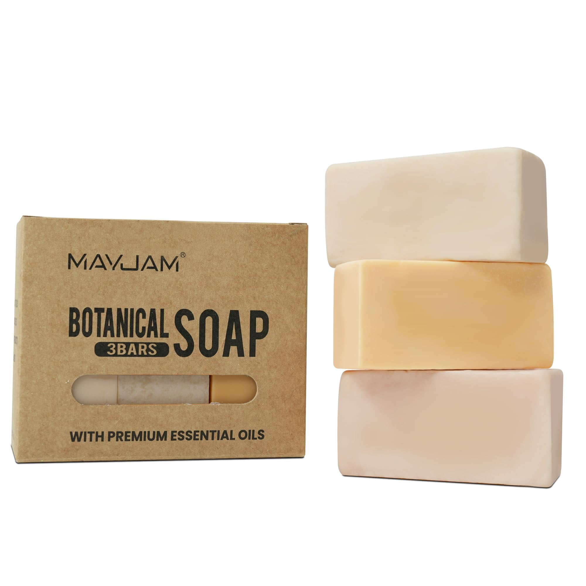 3 PC Clean Bar TGF4 Soap with Vitamin E Essential Soap Bar Gift Set for ...