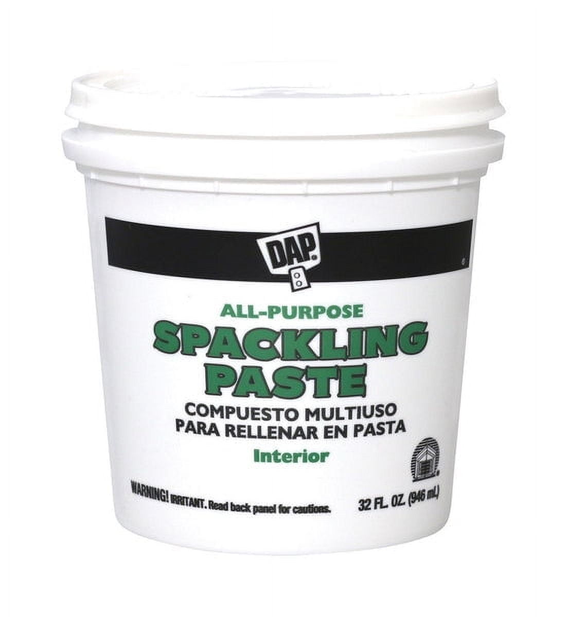 3 PC DAP Ready to Use White Spackling Paste 1 qt - Walmart.com