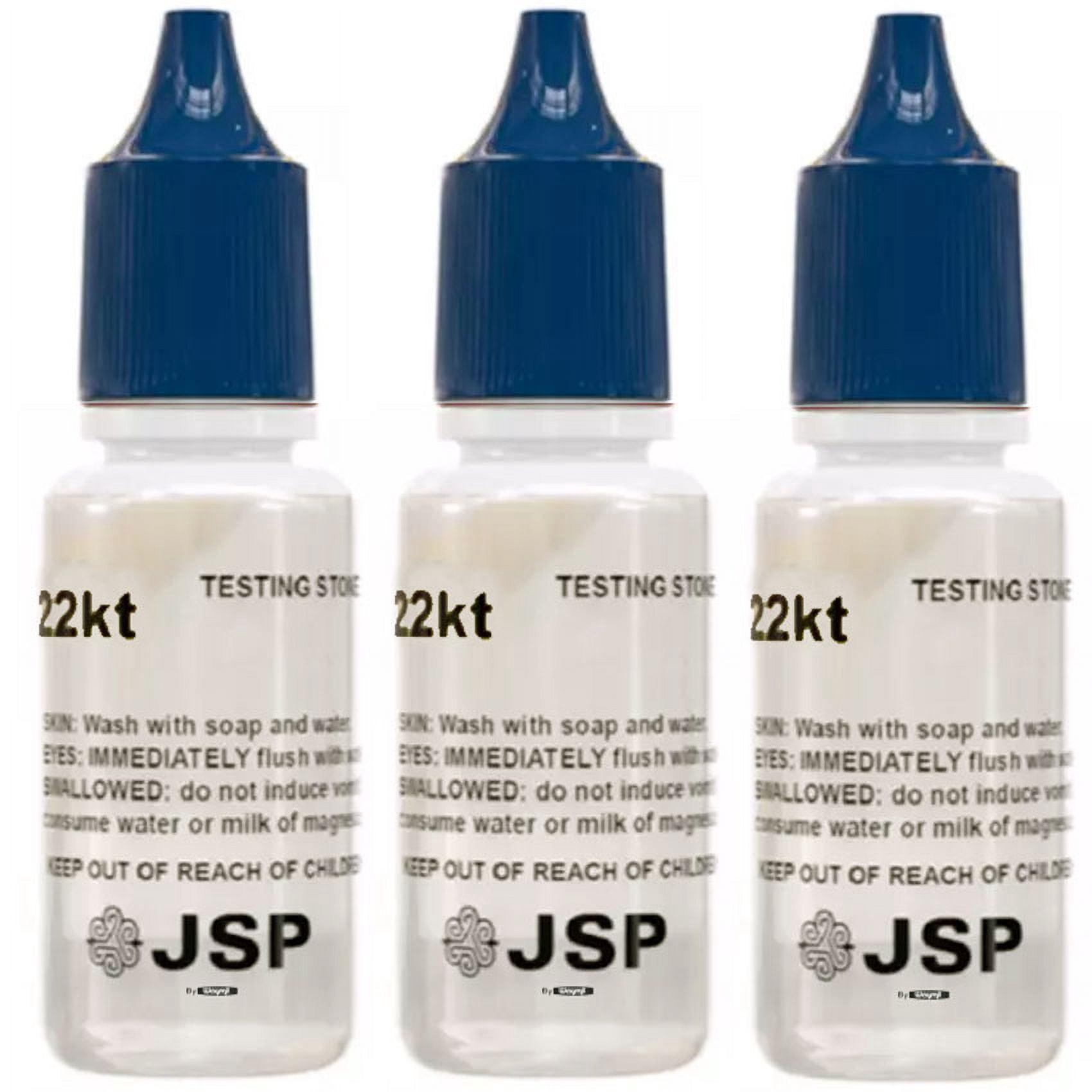 3 PC Fresh 22k Gold Acid Testing Solution 12 Grams Jewelry Test Metal ...
