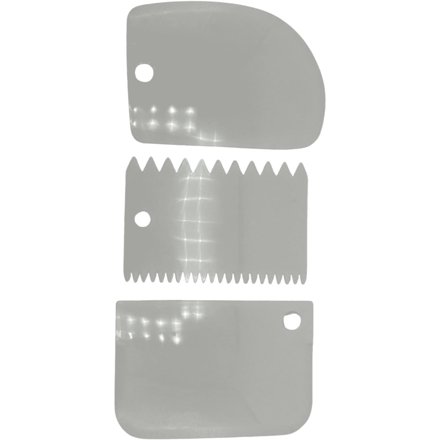 3-PC Icing Comb Set, Cake Icing Smoother Scraper Frosting Comb, Cake ...