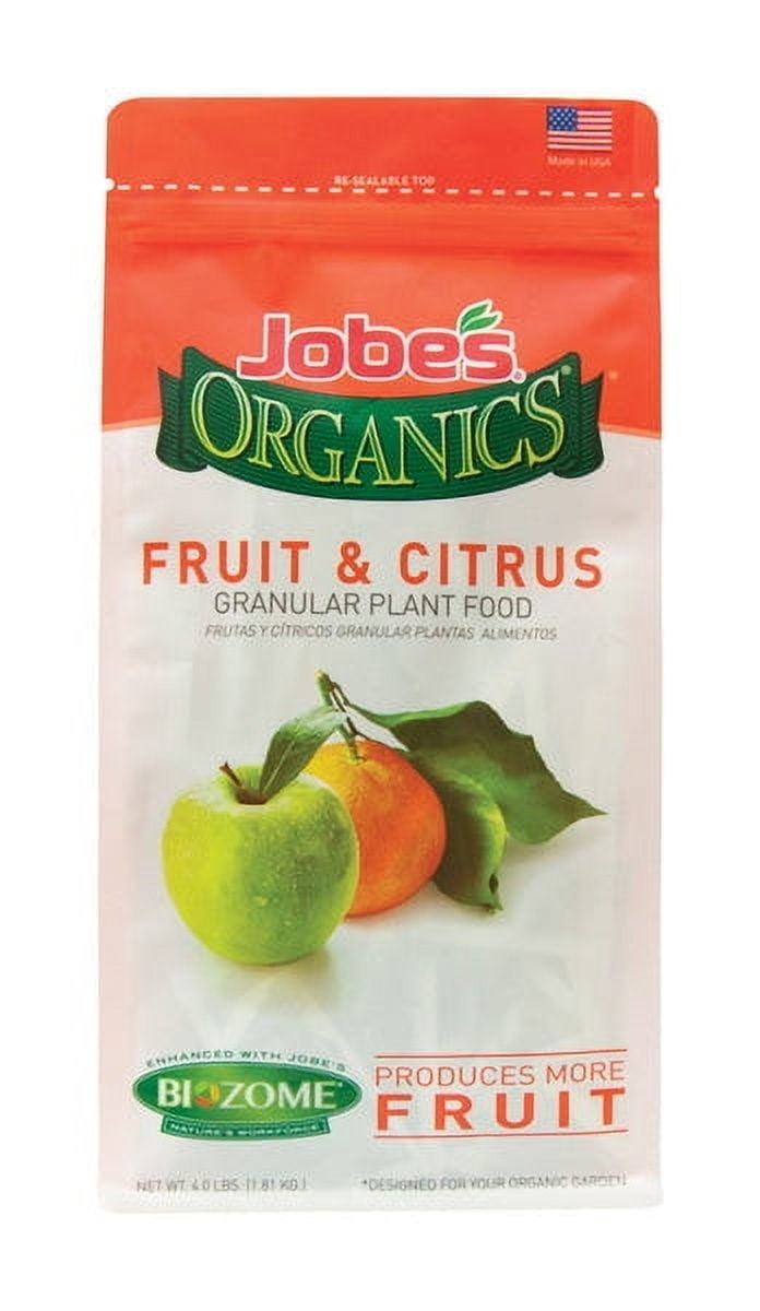 3 PC Jobe's Organic Granules Fruit & Citrus Plant Food 4 lb - Walmart.com