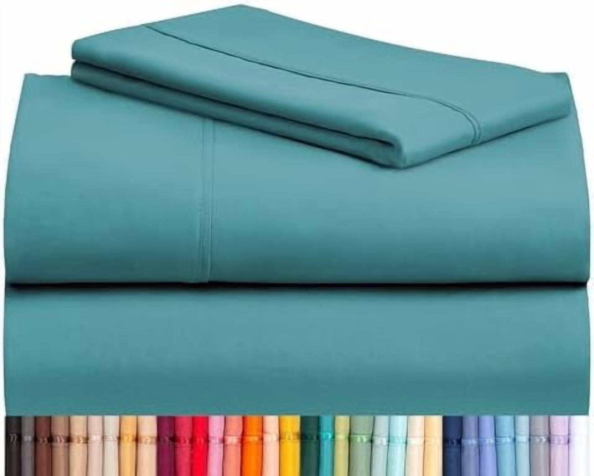 3 PC Sheet Twin Size Sheet Set Bed Sheets Deep Pockets Wrinkle Free ...
