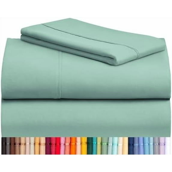 3 PC Twin Sheet Set, Deep Pockets Wrinkle Free Cooling Bed Sheets Hotel ...