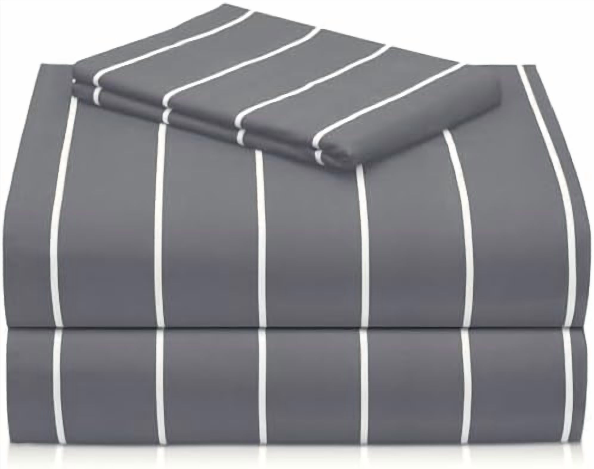 3 PC Twin Sheet Set, Deep Pockets Wrinkle Free Cooling Bed Sheets Hotel ...
