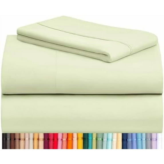 3 PC Twin XL Sheet Set, Deep Pockets Wrinkle Free Cooling Bed Sheets ...