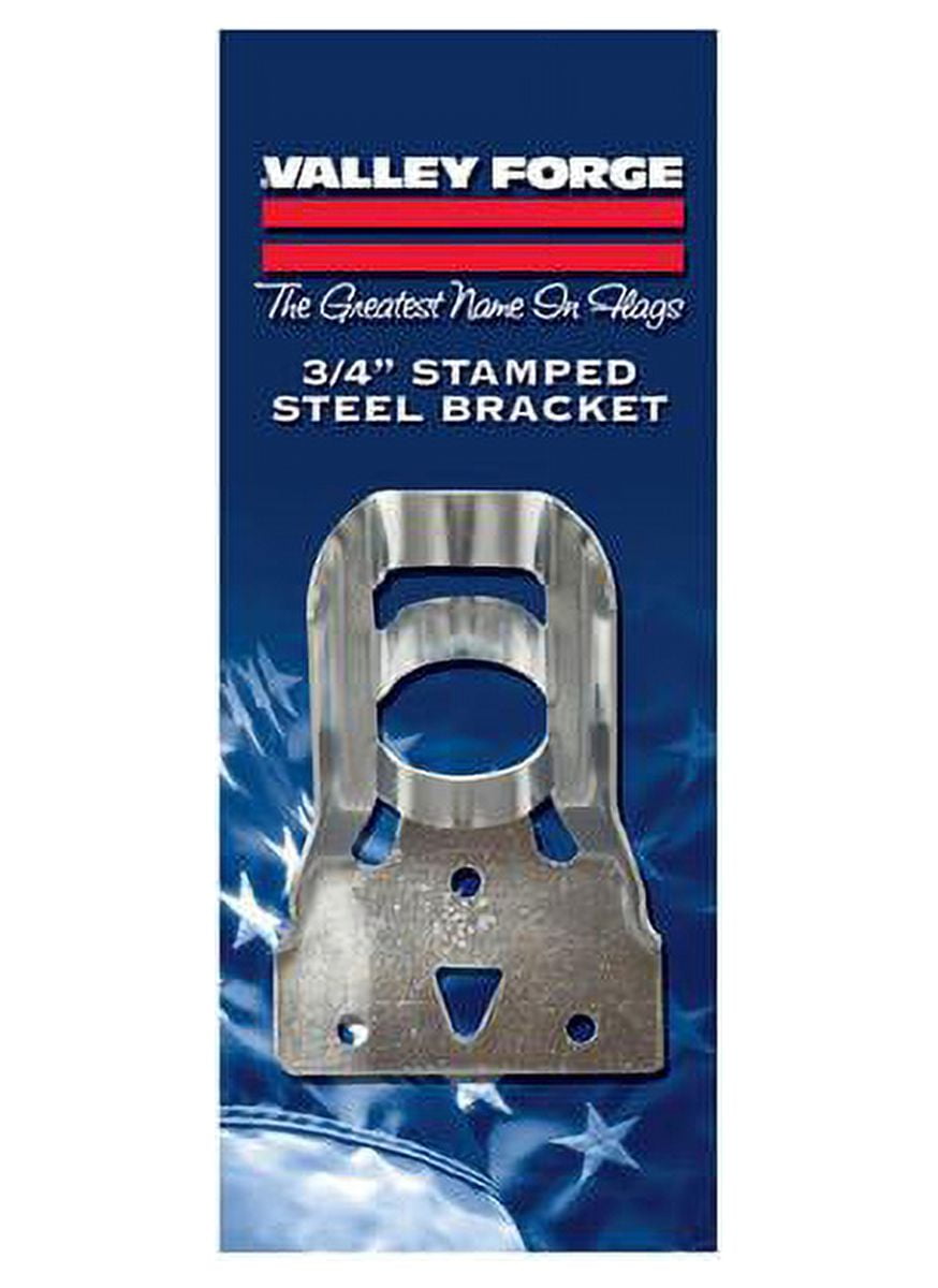 3 PC Valley Forge 5 in. L Steel Flag Pole Bracket - Walmart.com