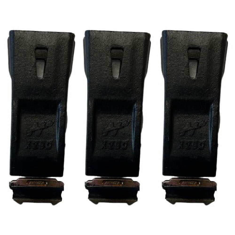 3 PC X290 Parabolic Standard Dirt Teeth w/Flex Pins P290STP - Walmart.com