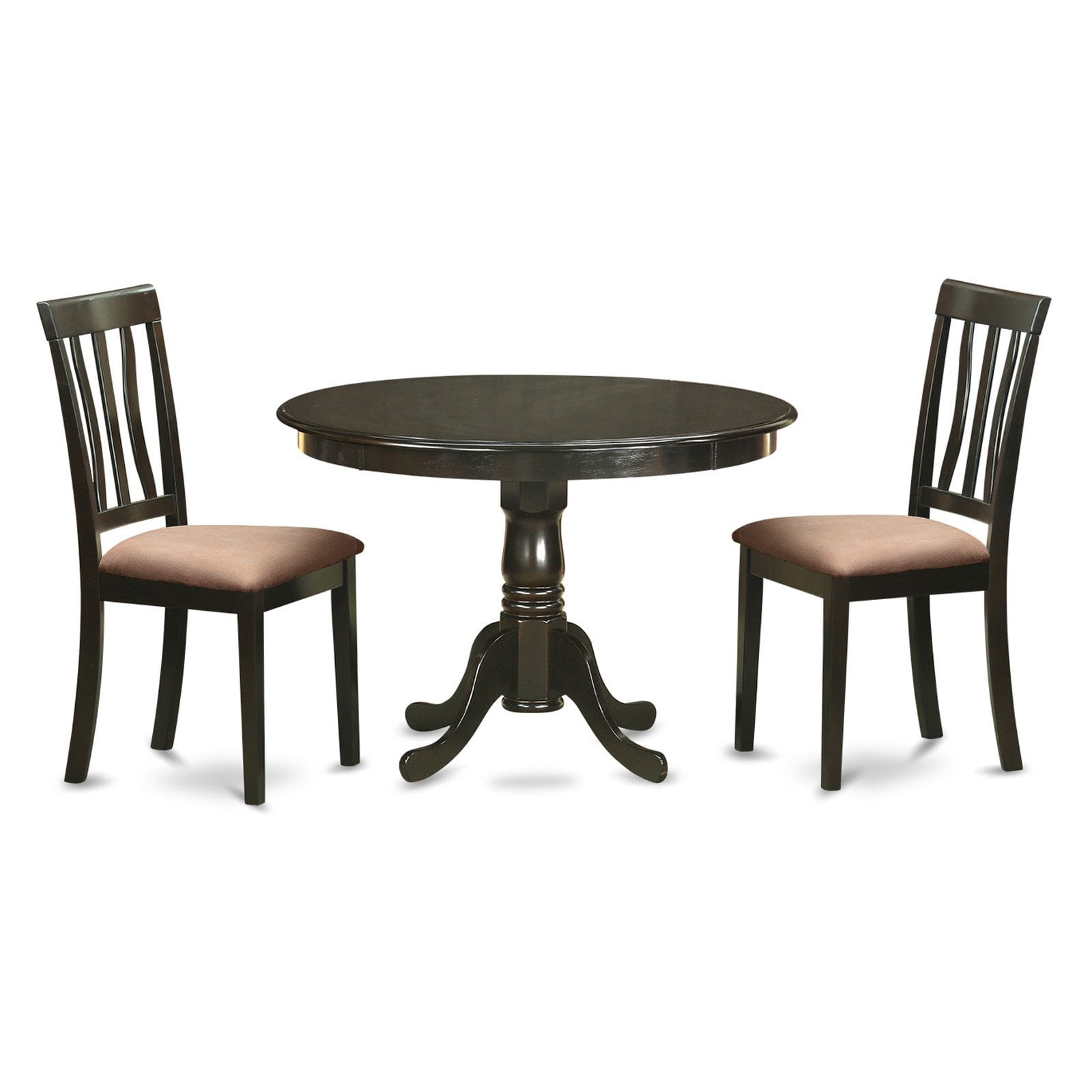 3 PC small Kitchen Table and Chairs set-Dining Table and 2 dinette ...