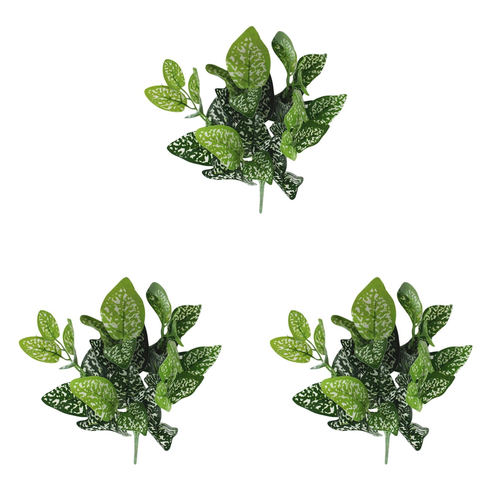 3 PCS 13 Inch Artificial Greenery Stems Set with Realistic Leaves, for ...