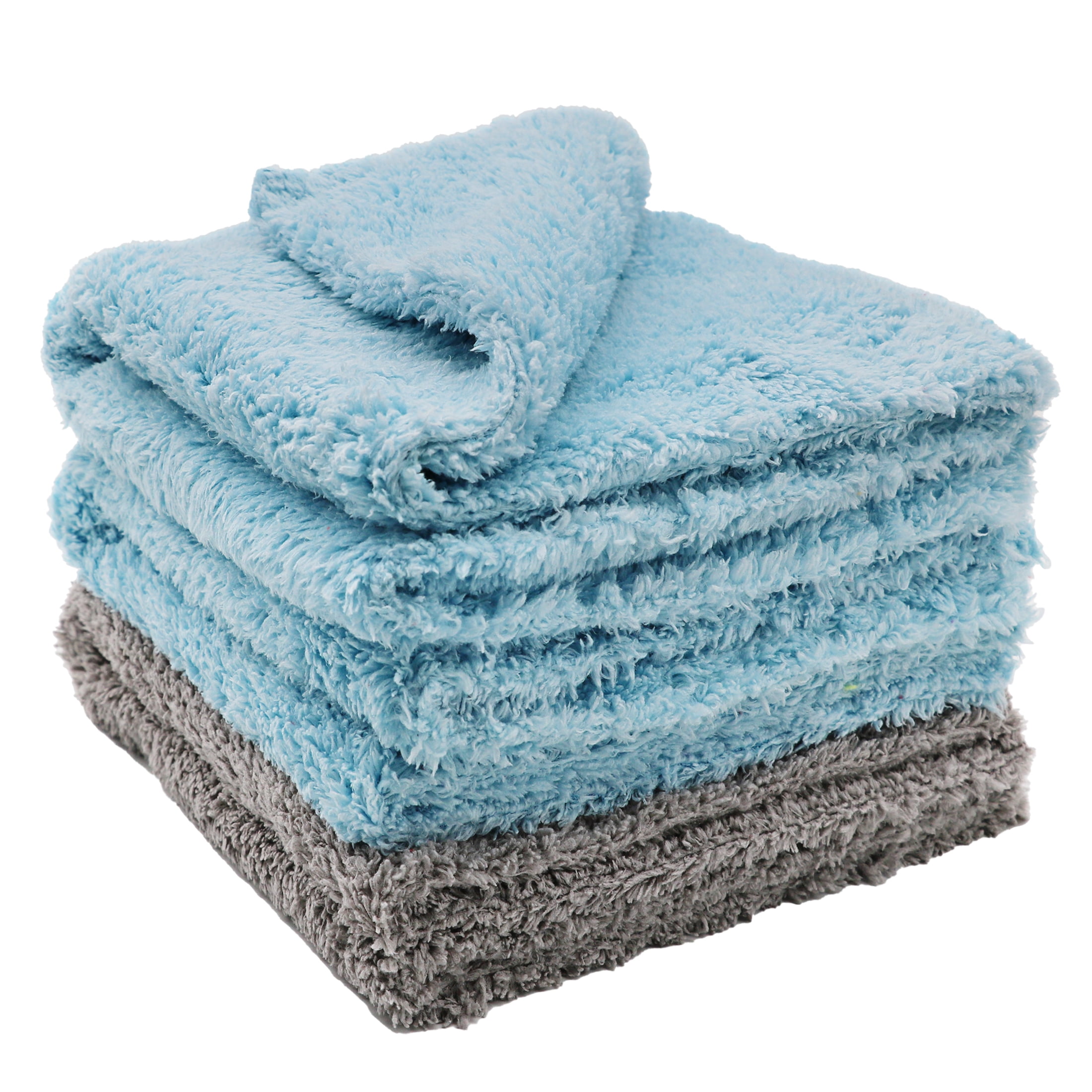 3 PCS 16'' x 16'' Microfiber Towel for Cars, ALL4DETAIL 550GSM ...
