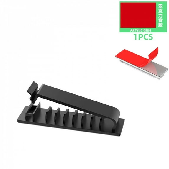 3 PCS 5/8/10 Slots Self-Adhesive Cable Organizer Clips Wire Holder for ...