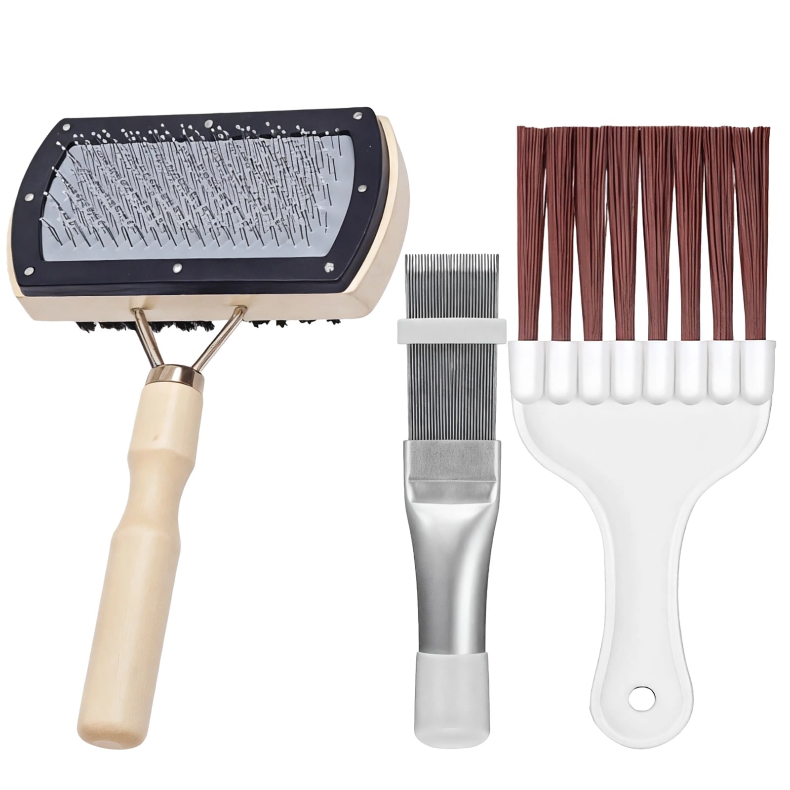 3 PCS Air Conditioner Fin Cleaning Brushes, AC Coil Cleaner Tools ...