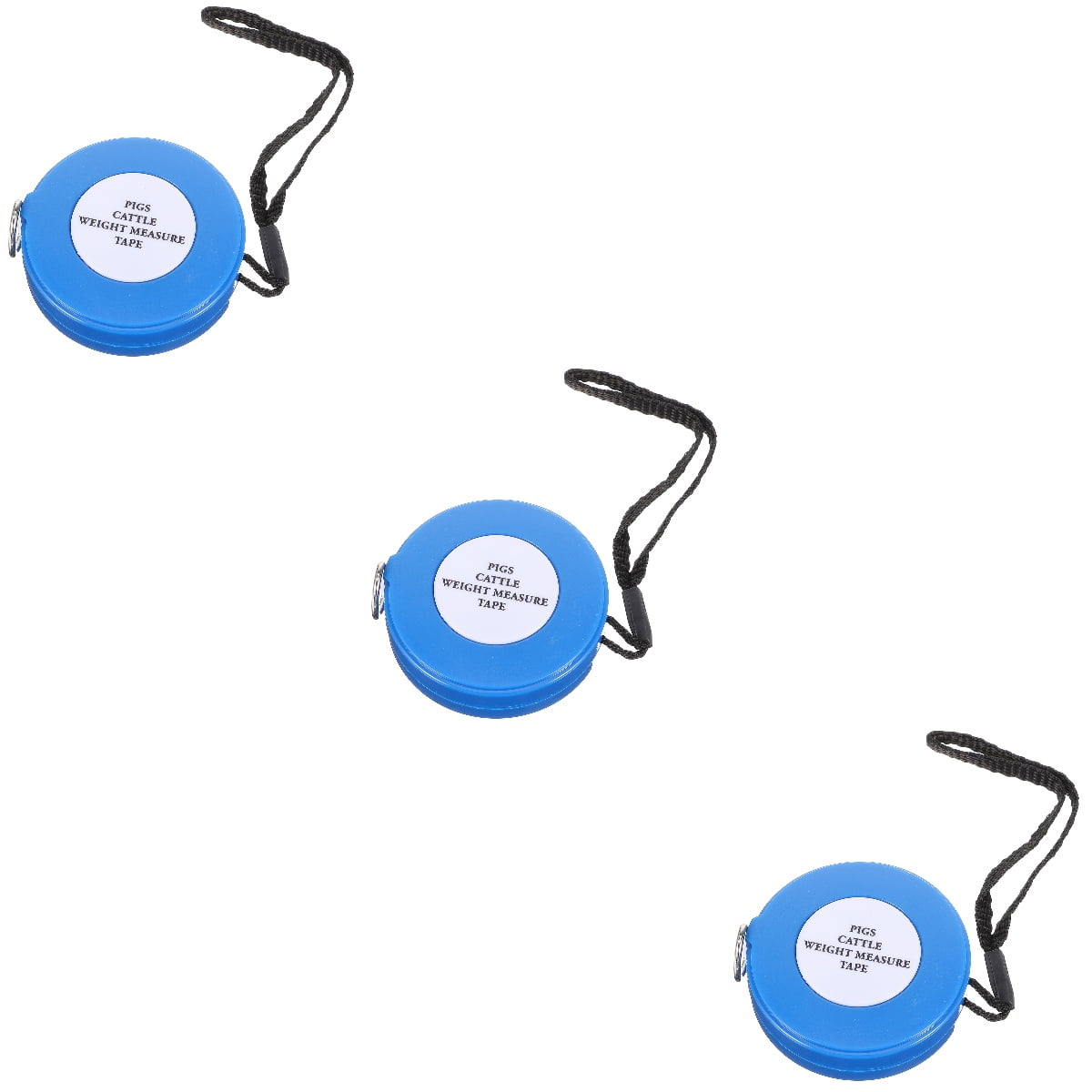 3 PCS Animal Measuring Ruler Horse Tape Measure Height and Weight Goat ...