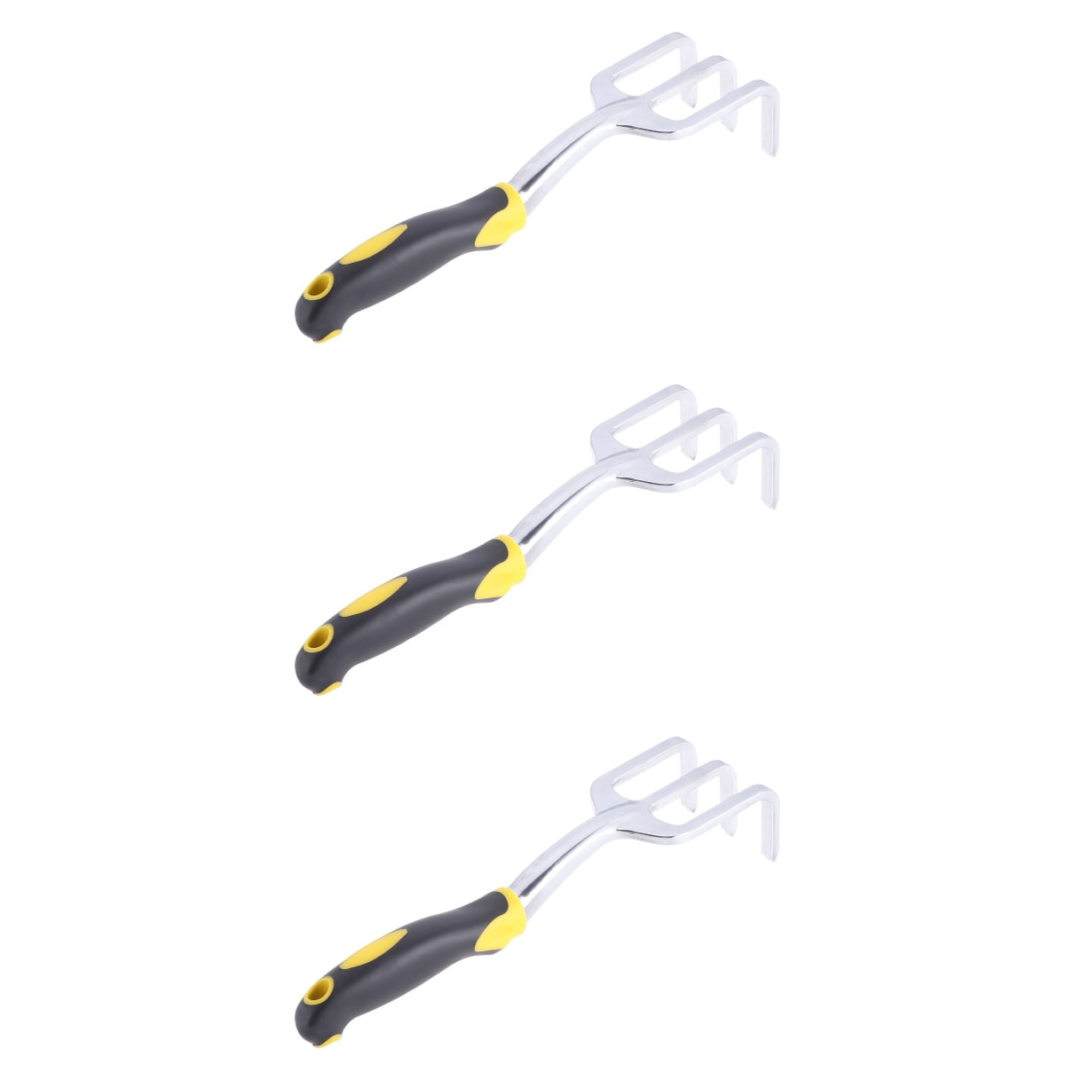 3pcs Aluminum Alloy Garden Tool Rake Garden Hand Tools Plant Cultivator ...