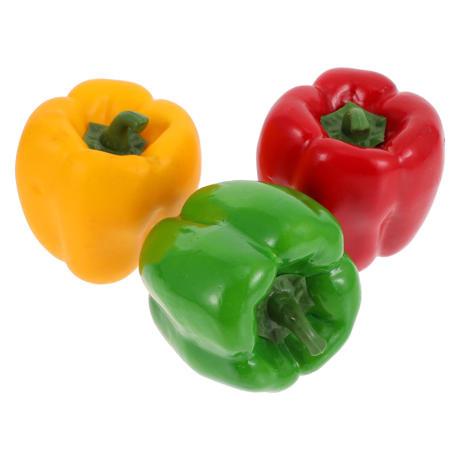 3 PCS Artificial Peppers Fruit Simulated Vegetable Model Child ...