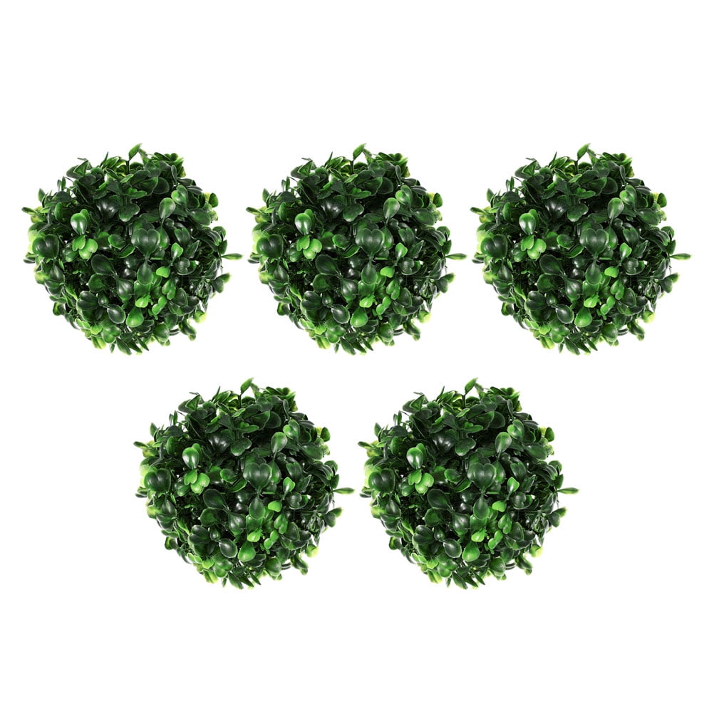 3 PCS Artificial Topiary Balls Vines Grass Outdoor Plant Decor ...
