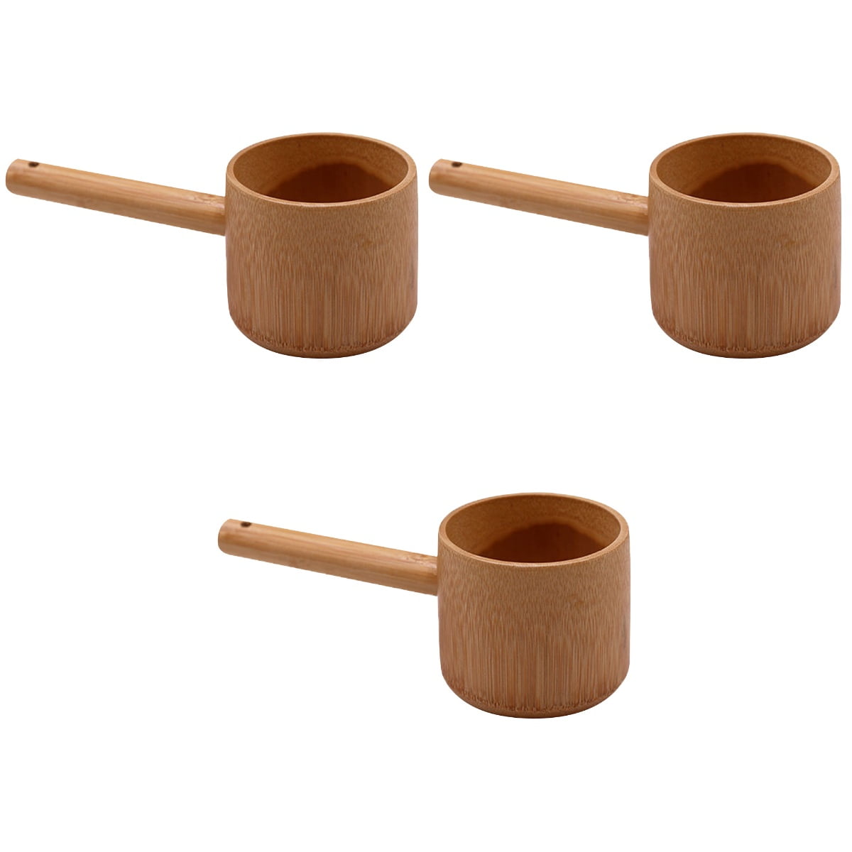 3 PCS Bath Spoon Shampoo Water Wine Ladle Handle Bailer Water Dipper ...
