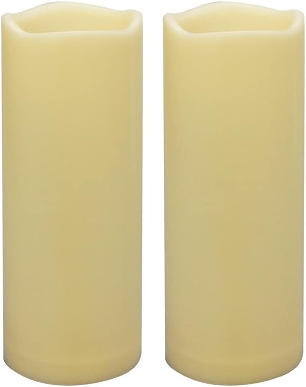 3 PCS Battery Operated Flameless Flickering Candles with 6 Hour Timer ...