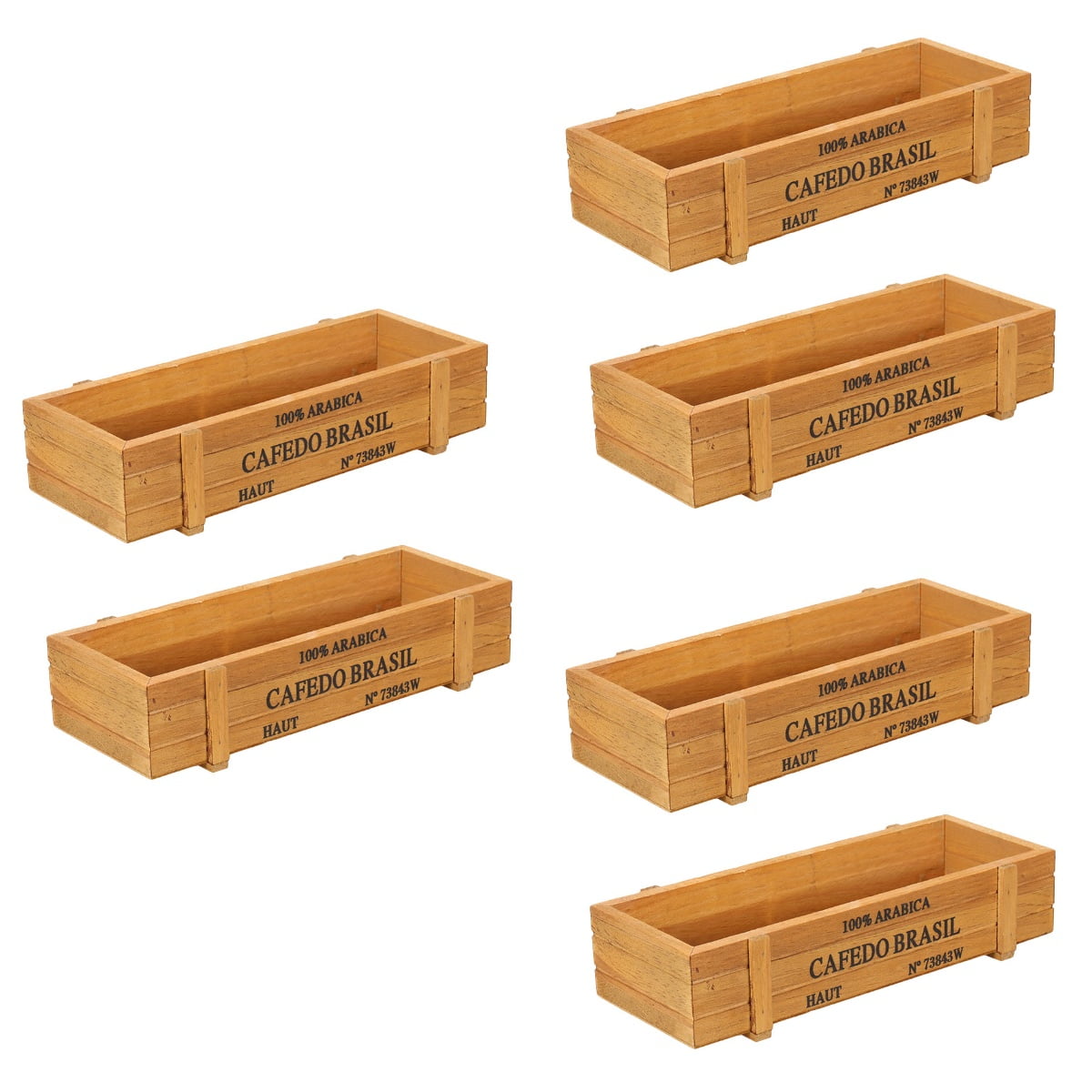 3 PCS Bead Wooden Flower Device Outdoor Pot Garden Pots - Walmart.com