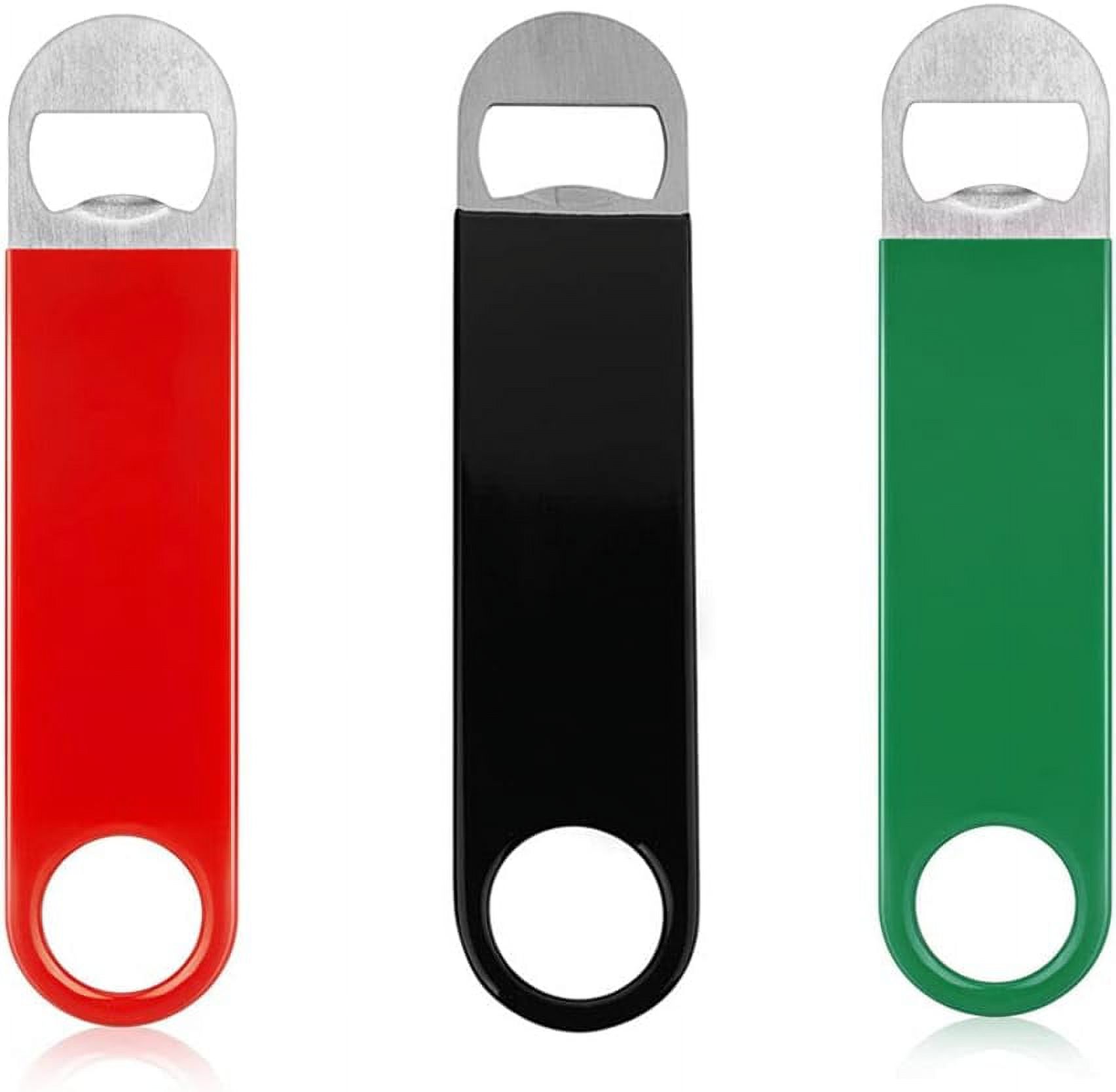 3 PCS Beer Bottle Openers Bartenders Bar Blade Bottle Opener Stainless ...