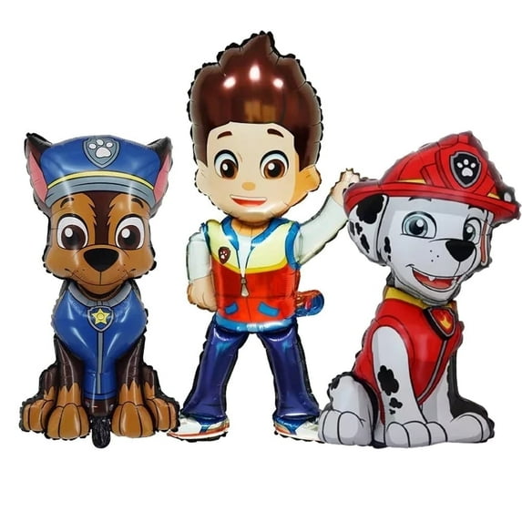 3 PCS Birthday Party Balloons Chase Balloons Puppy Balloons MARSHALL ...