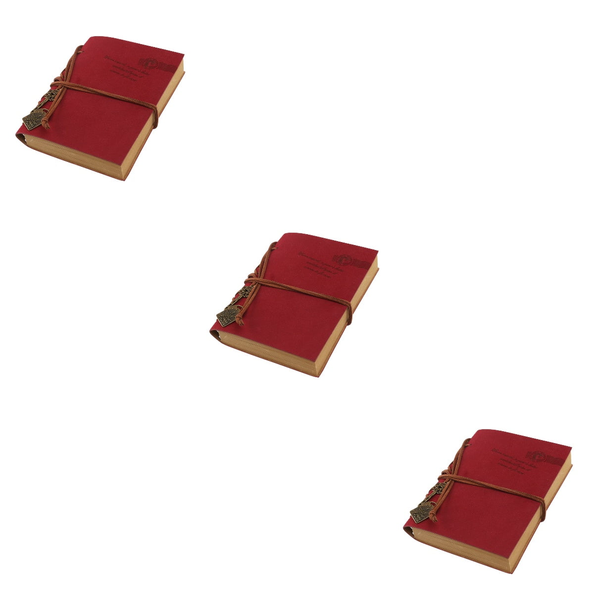 3 PCS Blank Page Journal String Key Bound Notebook Miss - Walmart.com