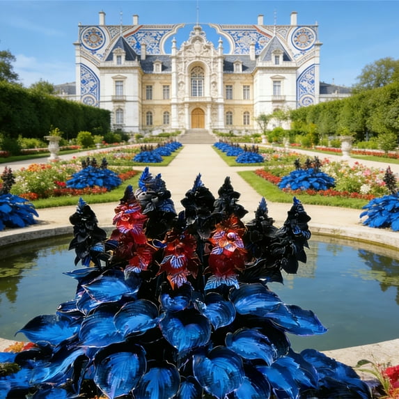 3 PCS -Blue Hosta-Garden Stakes Planting-Buy Hosta-Lovely-Ornaments ...