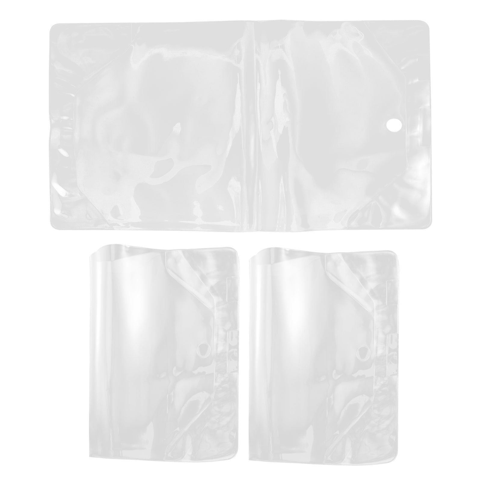 3 PCS Book Transparent Laptop Case Skin Wear-resistant Cover Student ...