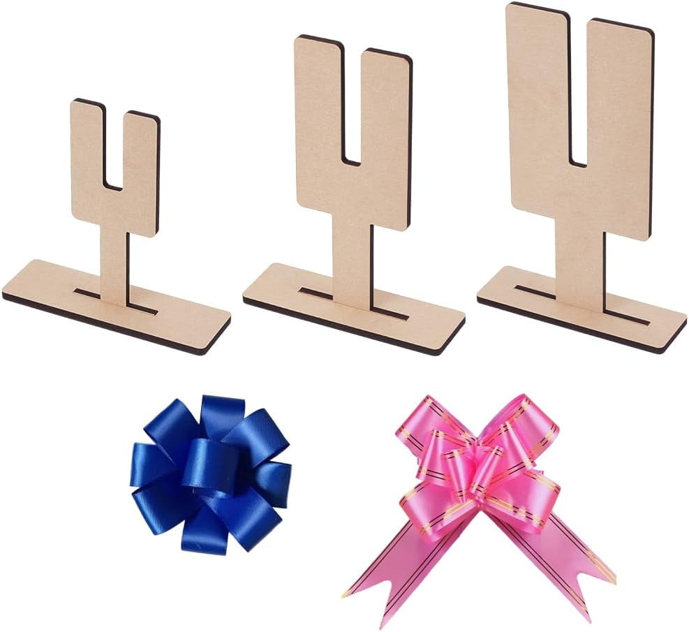 3 PCS Bowknot Making Tool 3 Sizes Bow Maker Templates Wood Bow Tie ...