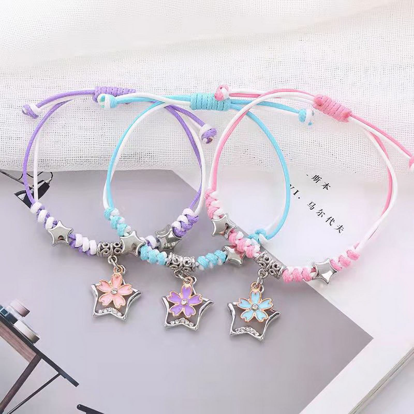 3 PCS Bracelets for Teen Girls, Kids Friendship Bracelets for Girls ...