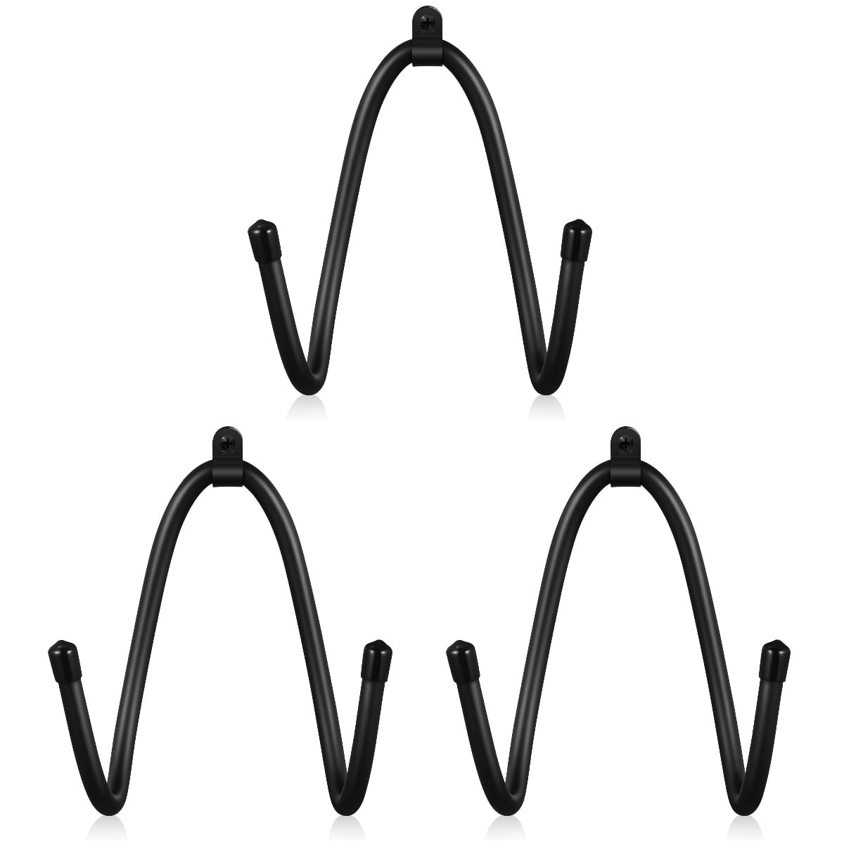 3 PCS Bracket Hats Wig Stand Wall Mount Hat Rack Hat Mount Rustic ...