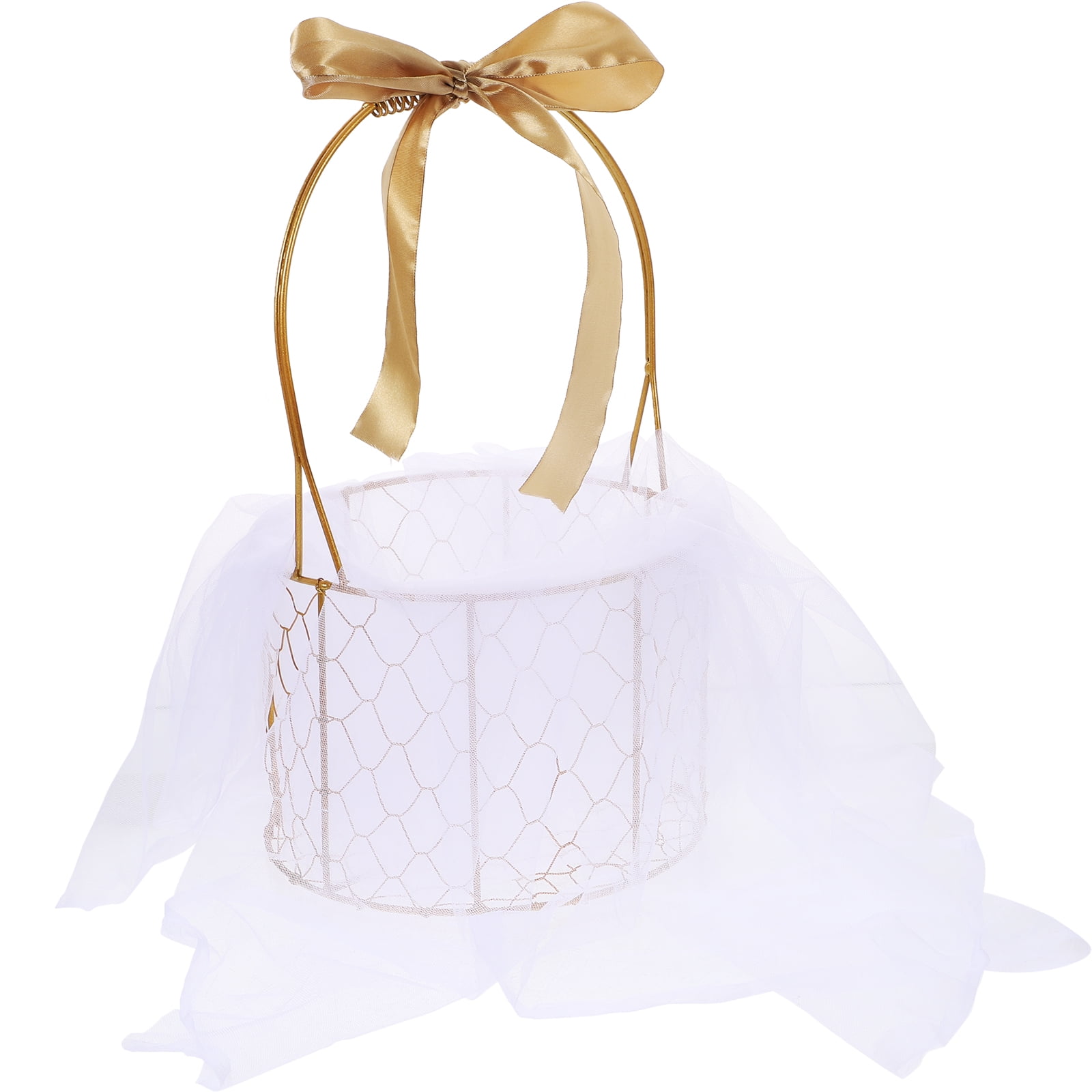 3 PCS Brackets Handle Gift Basket Wedding Flower Girl Anniversary Bride ...