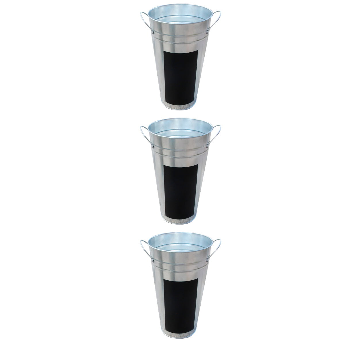 3 PCS Bucket Toy Beer Bucket 25.00X15.00X10.00CM Silver - Walmart.com