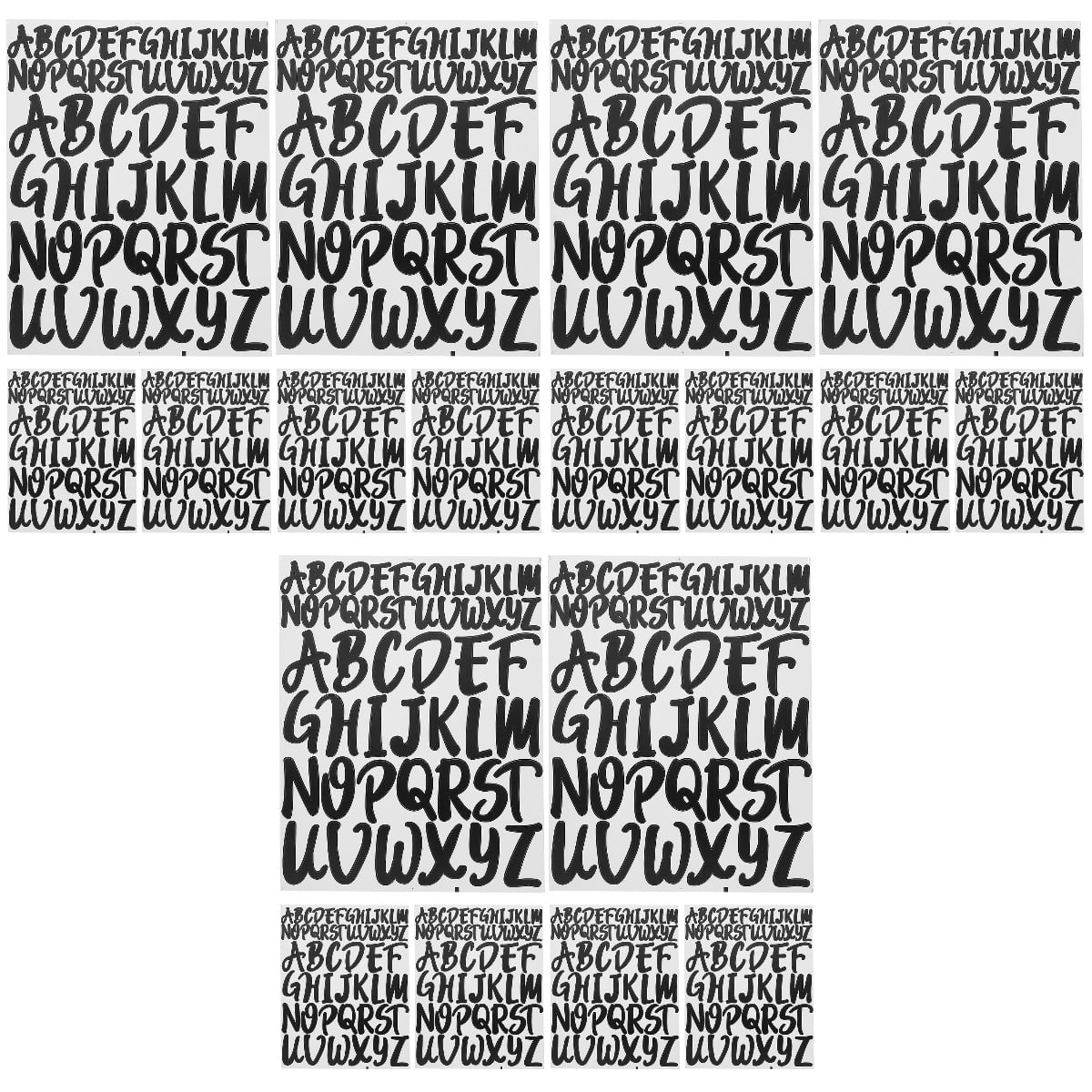 3 PCS Bulletin Stickers Letter for Fillable Peel and Modern - Walmart.com