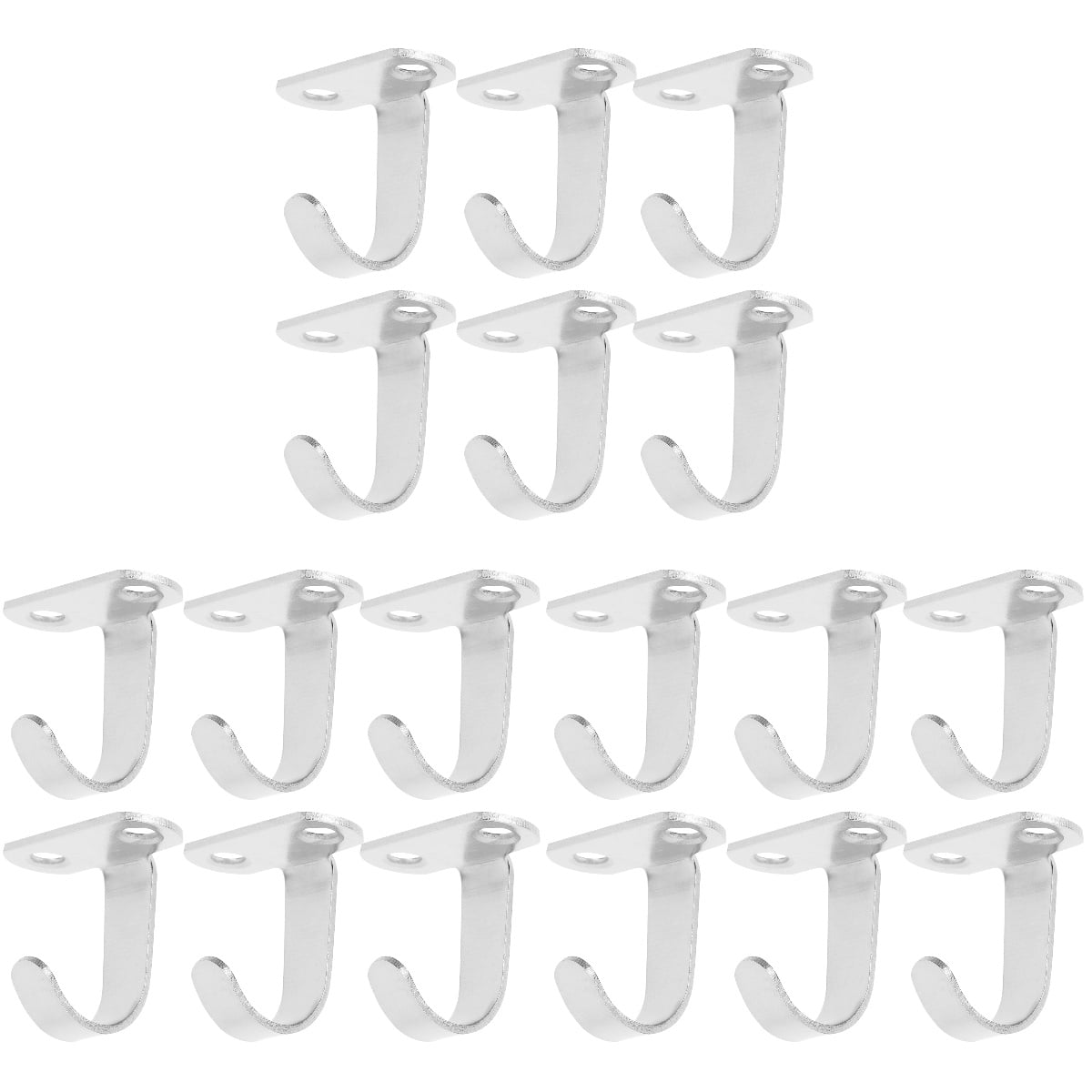 3 PCS Cabinet Hooks Automatic Basket for Hanging Hydro Silver - Walmart.com
