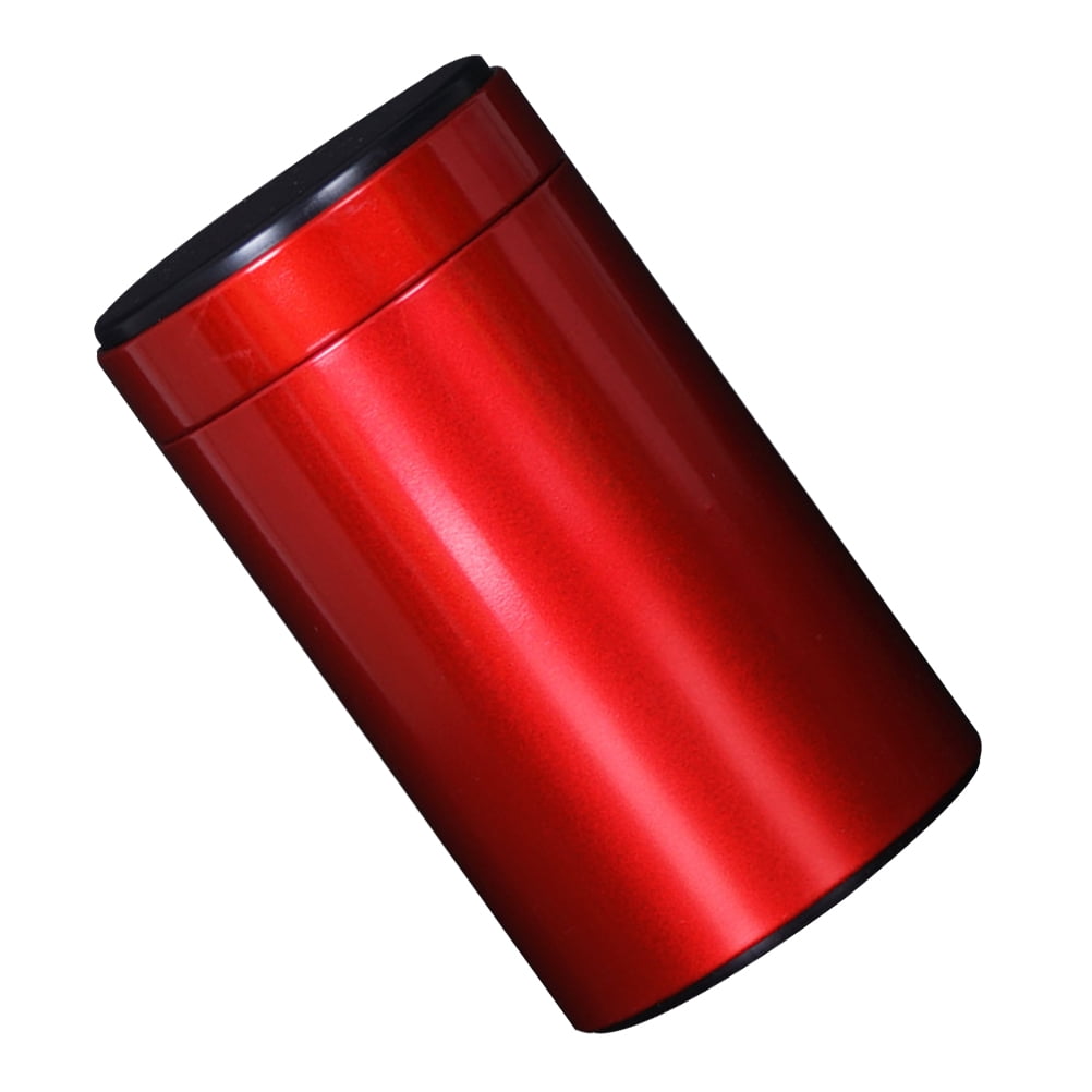 3 PCS Canister Vacuum Food Jar Metal Can Portable Tin Travel Size 1 Red ...