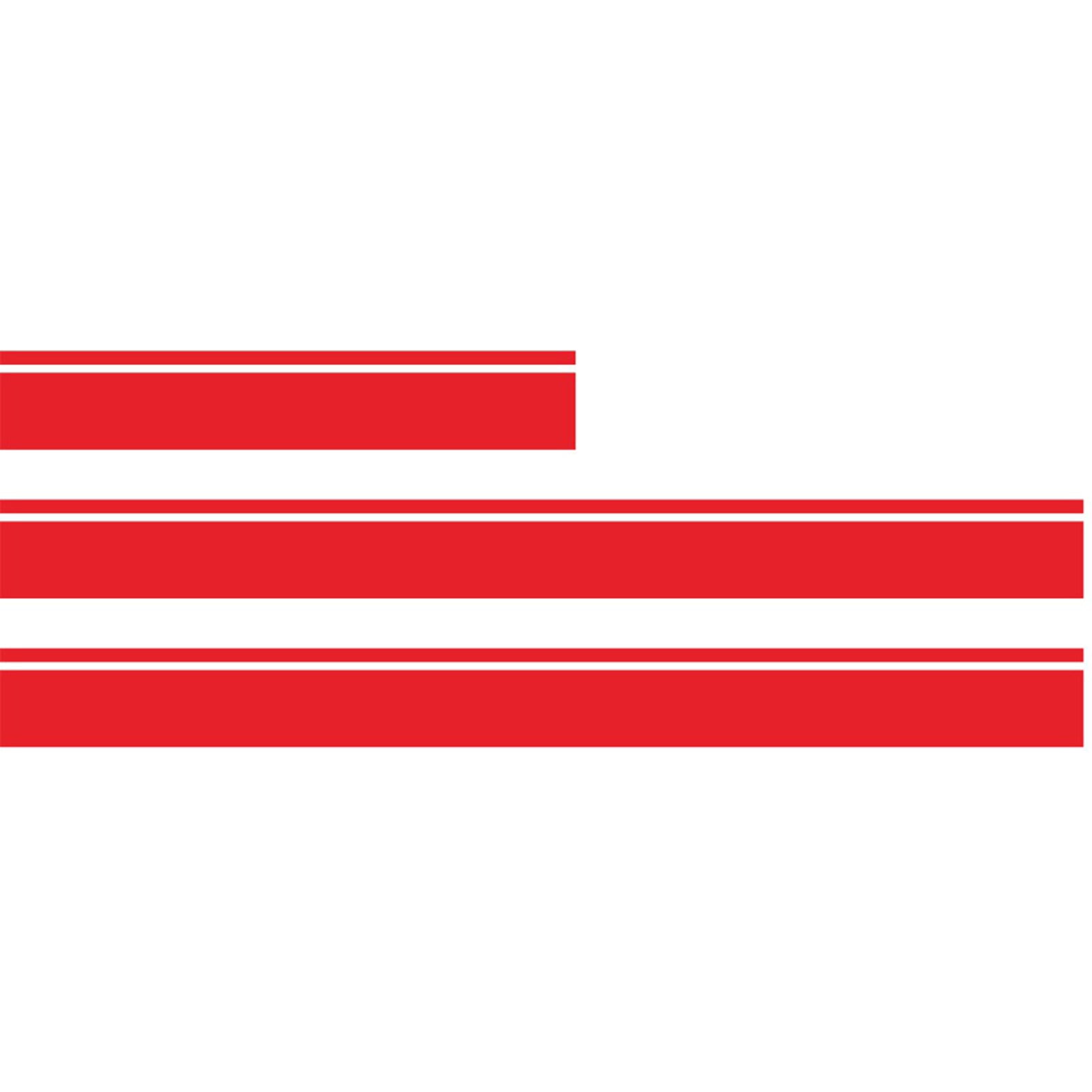 3 PCS Car Hood Stripe Sticker Sports Decals Car Truck DIY Decal Stripes ...
