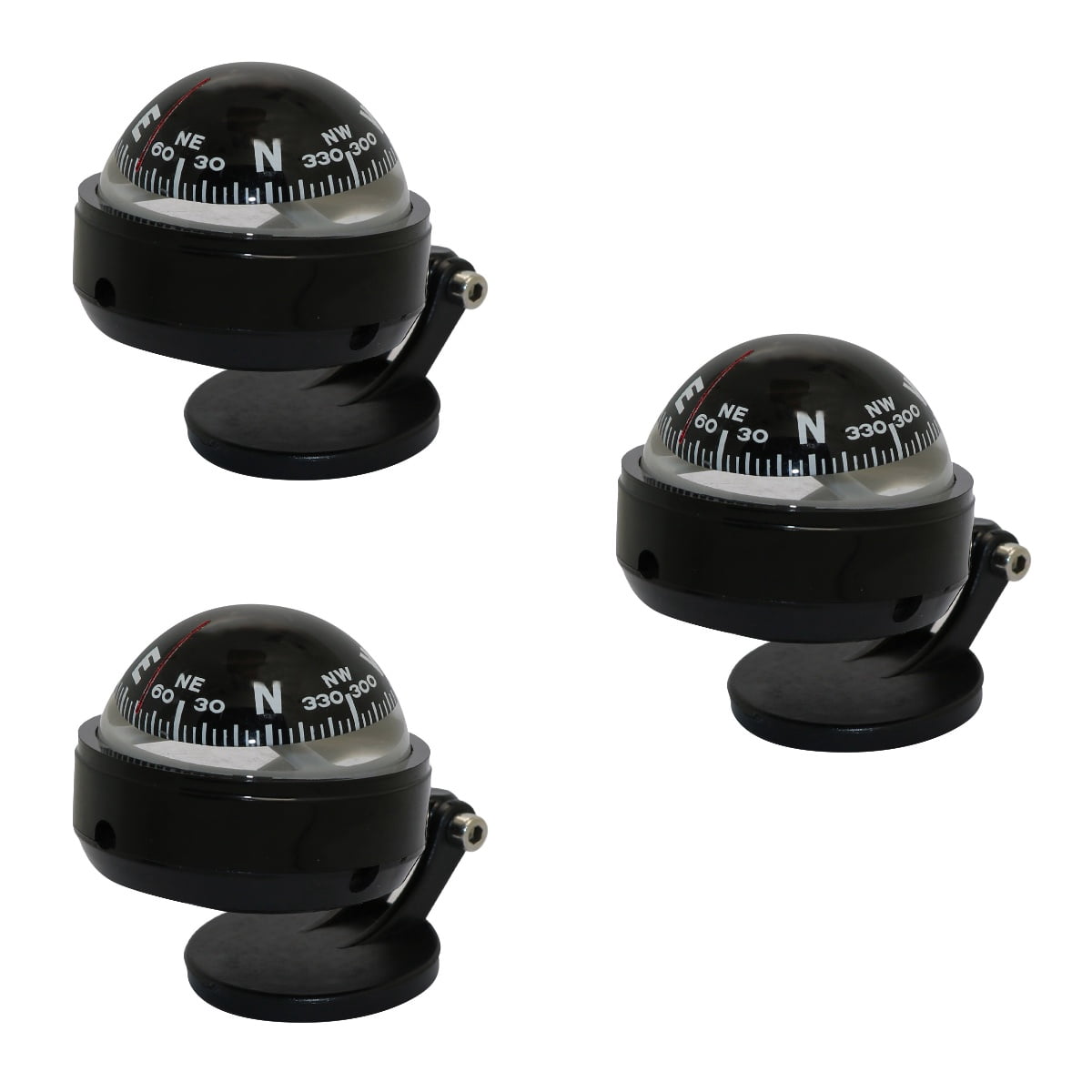 3 PCS Car Navigation Compass Adjustable Practical - Walmart.com