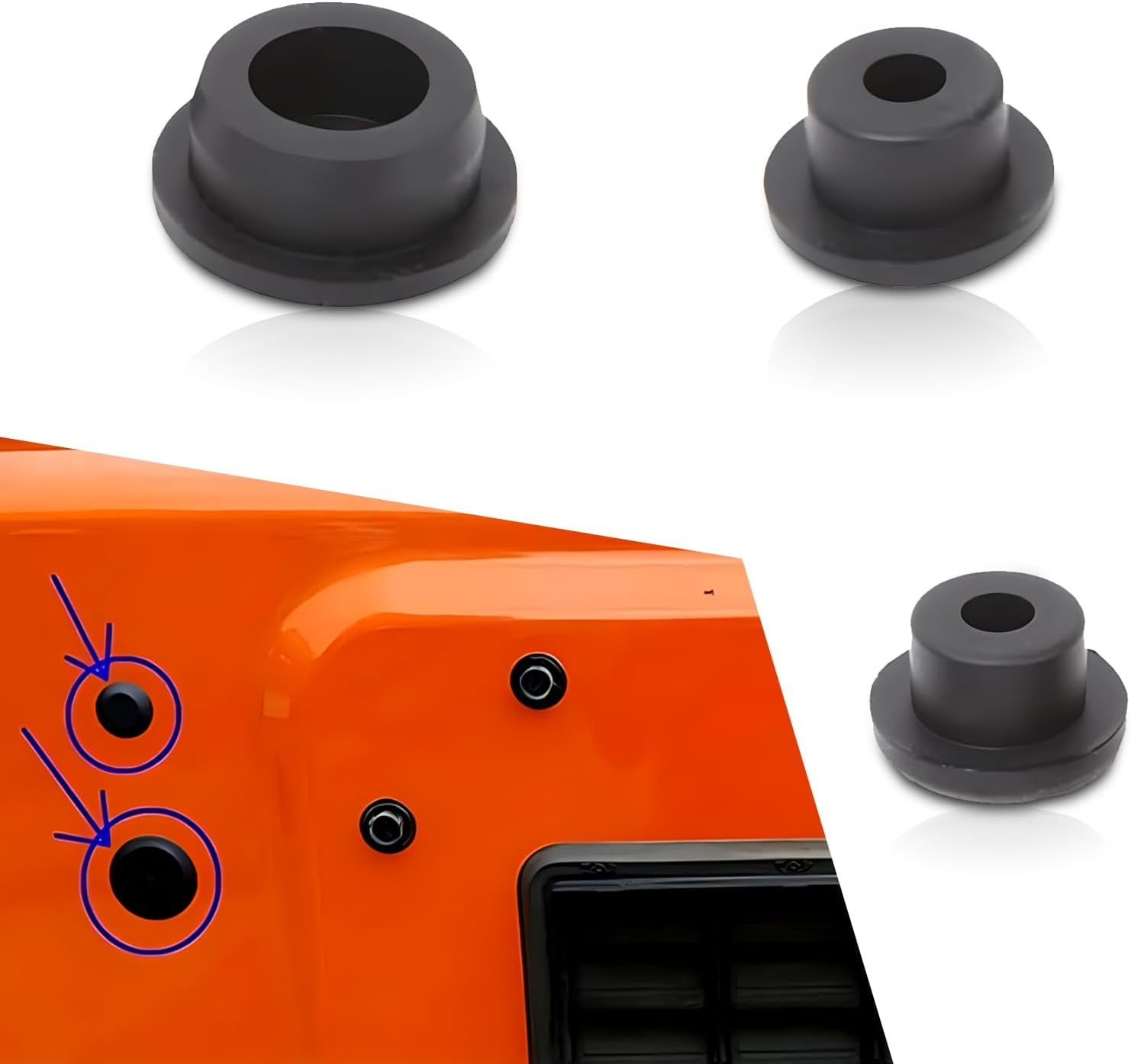 3 PCS Car Tailgate Rubber Plug, Portable Environmentally Friendly ...