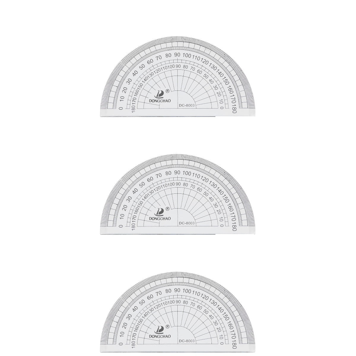 3 PCS Charger Cable Metal Ruler Protractor Student - Walmart.com