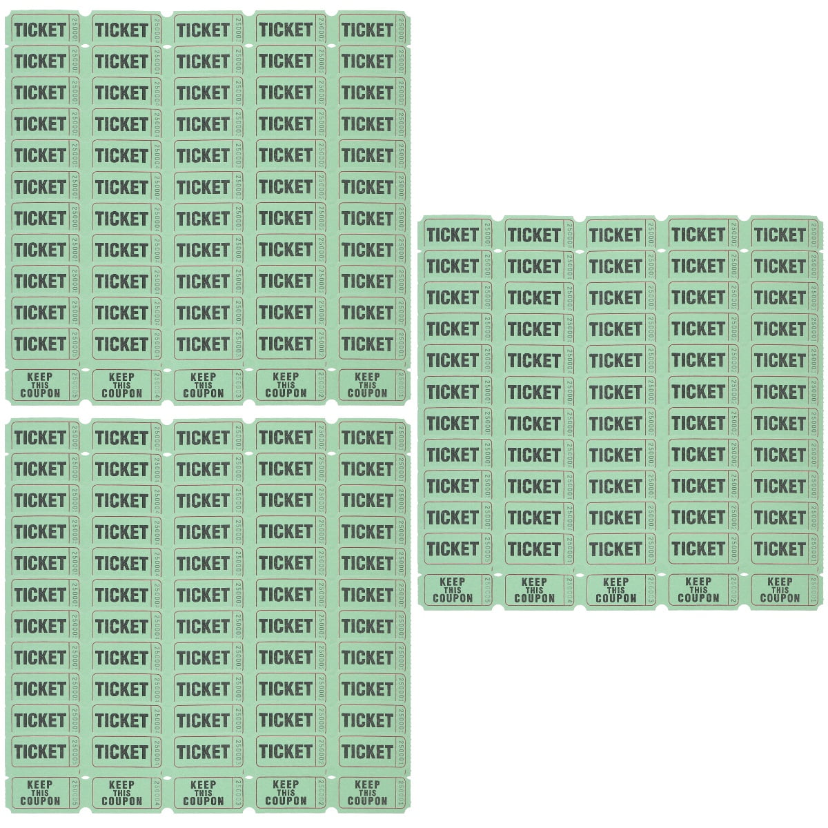 3 PCS Class Rewards Raffle Tickets Place Value Counters Travel ...