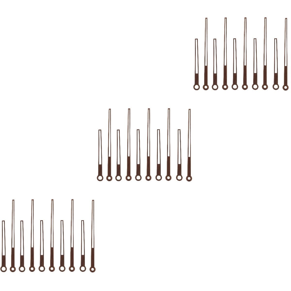 3 PCS Clock Mechanisms Wooden Pointer Repair Kit Hands for Home Decor ...